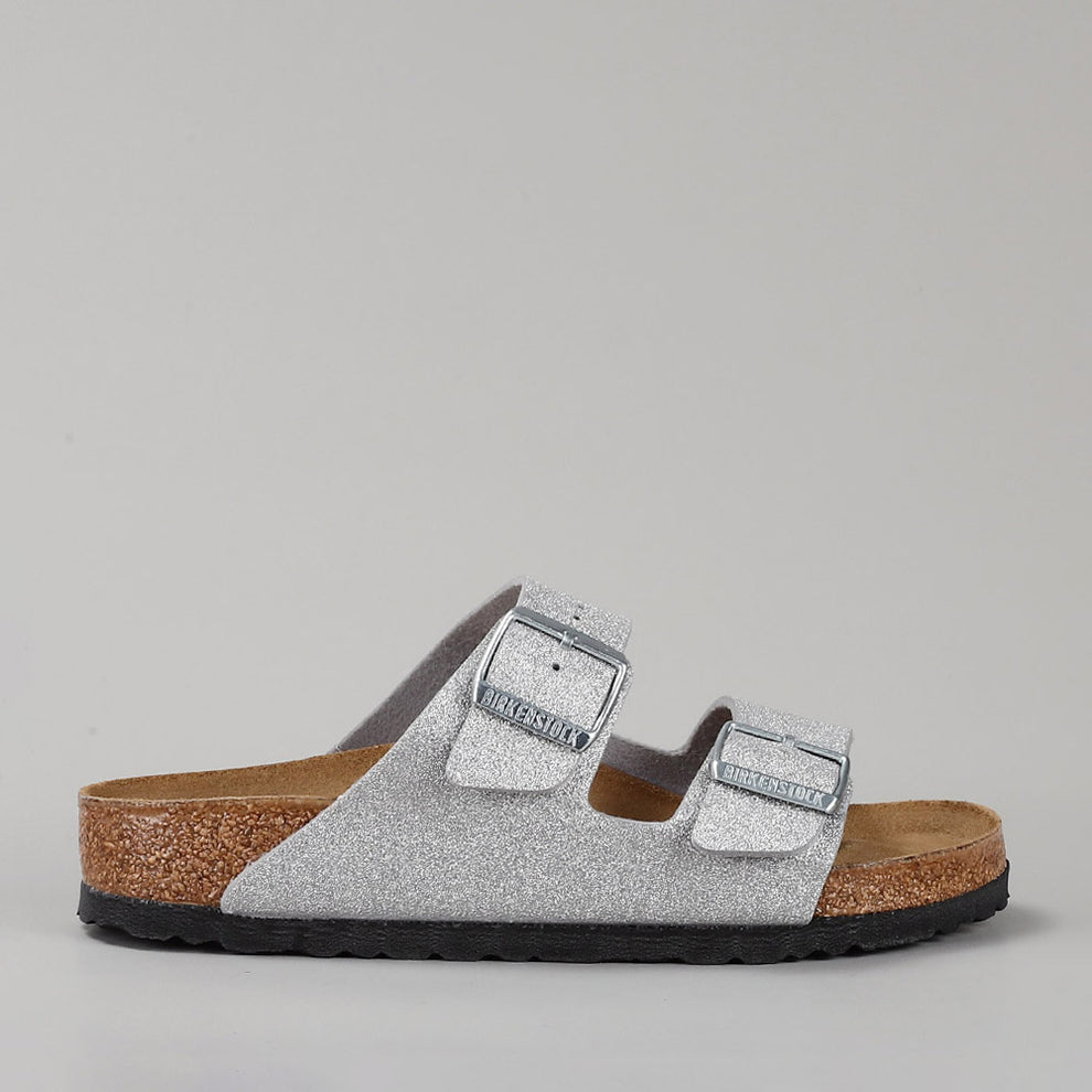 BIRKENSTOCK - ARIZONA SHINY 1030101 - SILVER – Zagarra Shoes