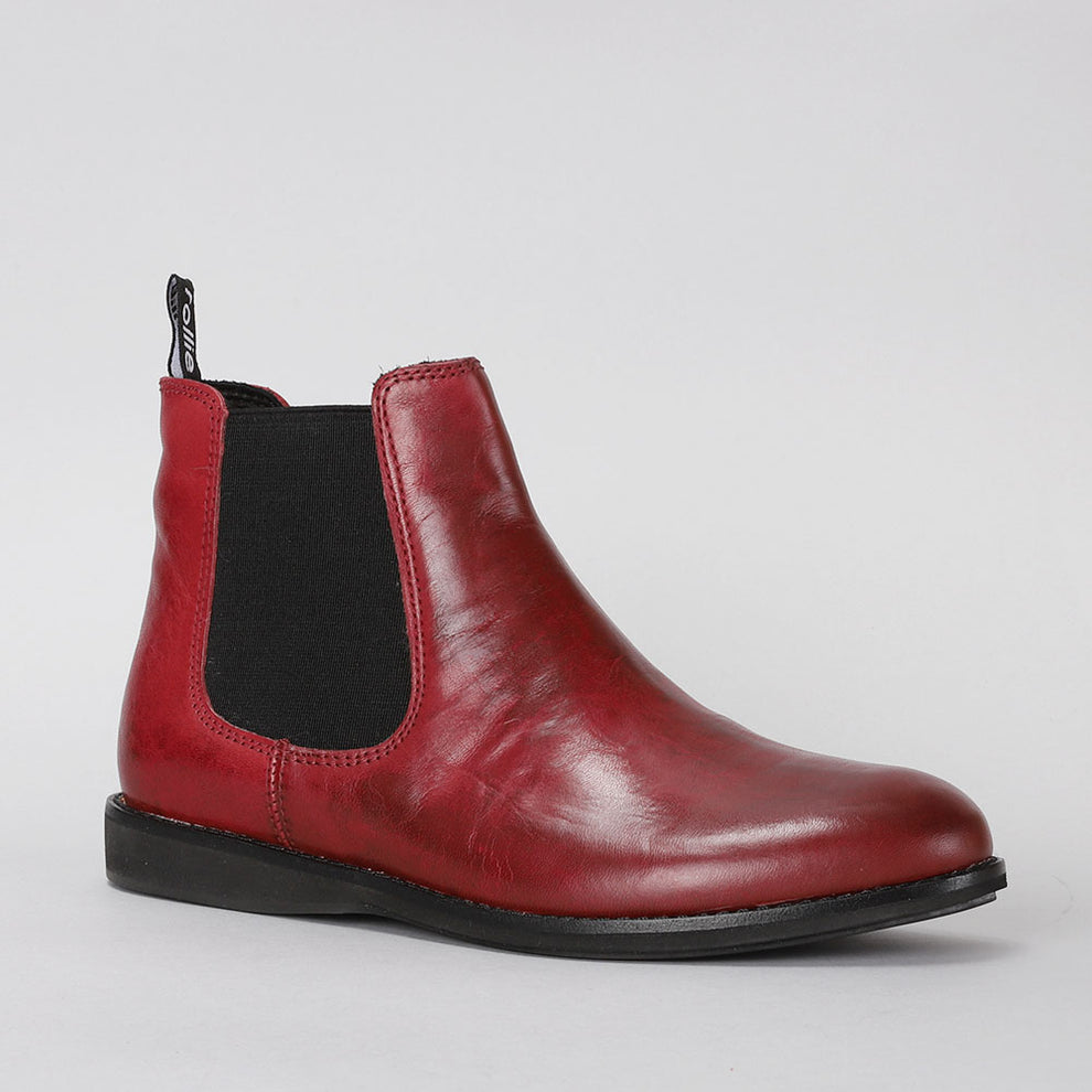 ROLLIE NATION - CHELSEA BOOT - VINTAGE DK RED – Zagarra Shoes